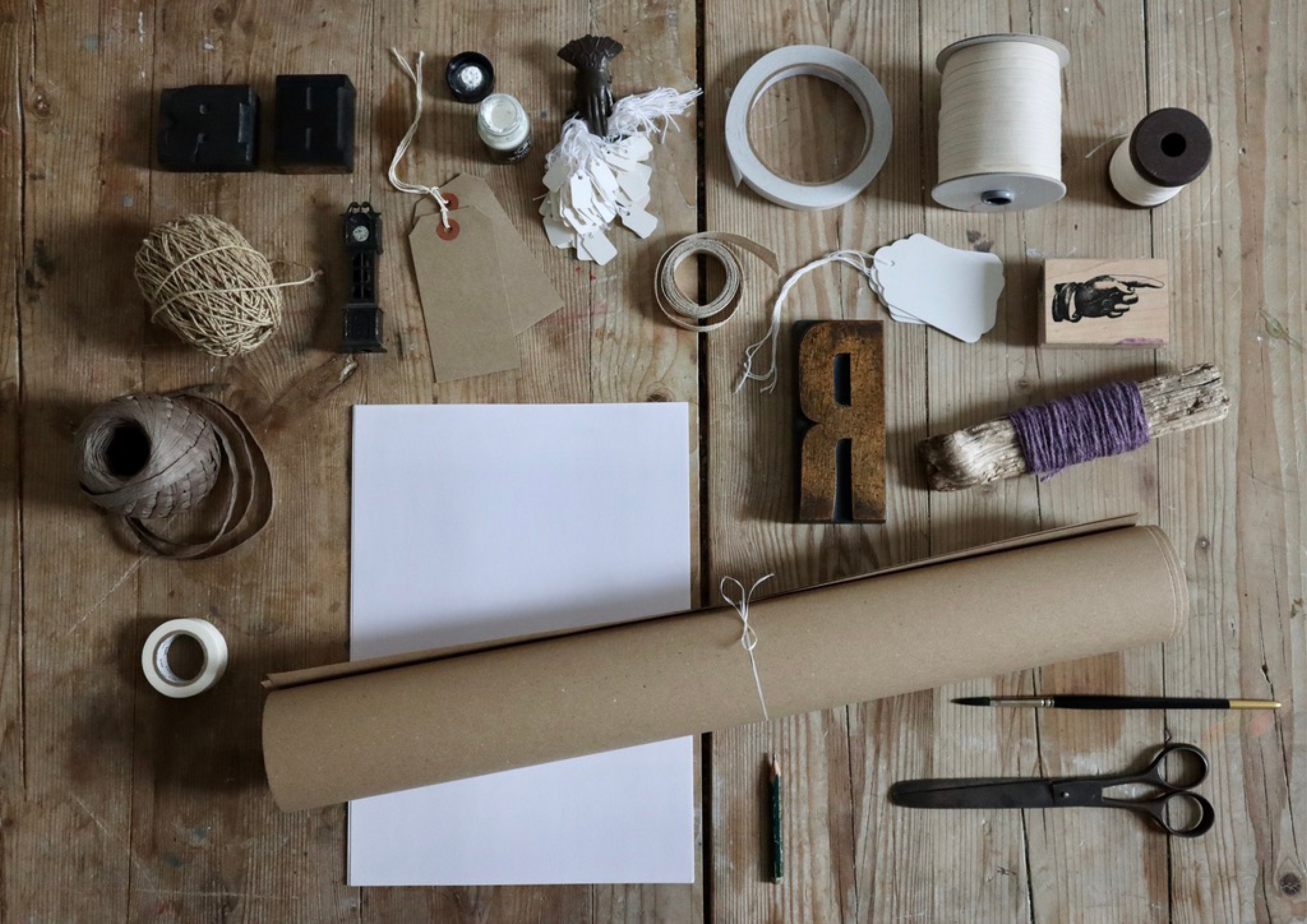 Alphabet Wrapping Paper with Rachel Hazell | Time to Make | TOAST Magazine