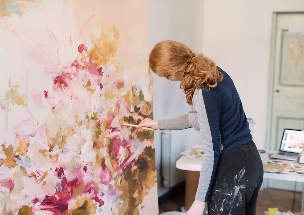 In the Studio with Artist Flora Yukhnovich | TOAST Magazine