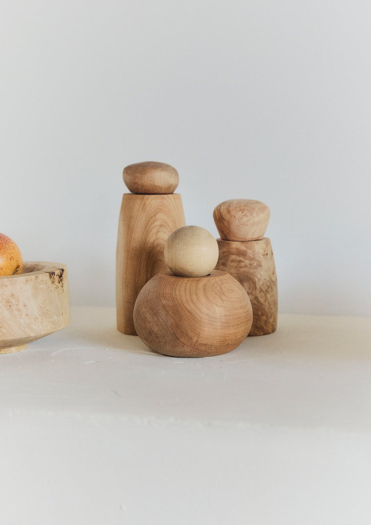 Elise McLauchlan Maple Rounded Pepper Mill | Natural | TOAST
