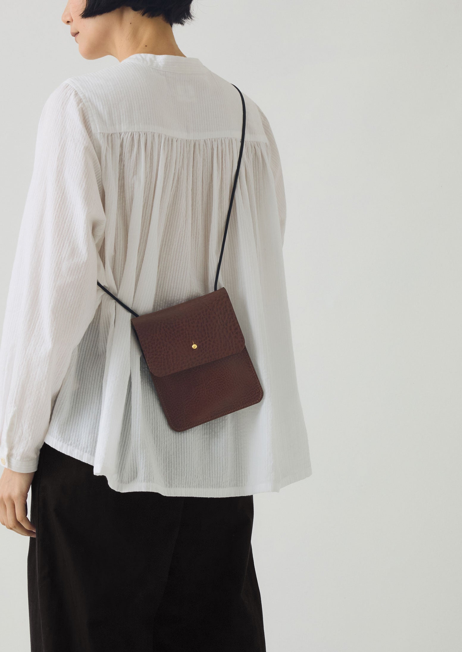 Kate Sheridan Leather Erin Pouch | Chestnut | TOAST