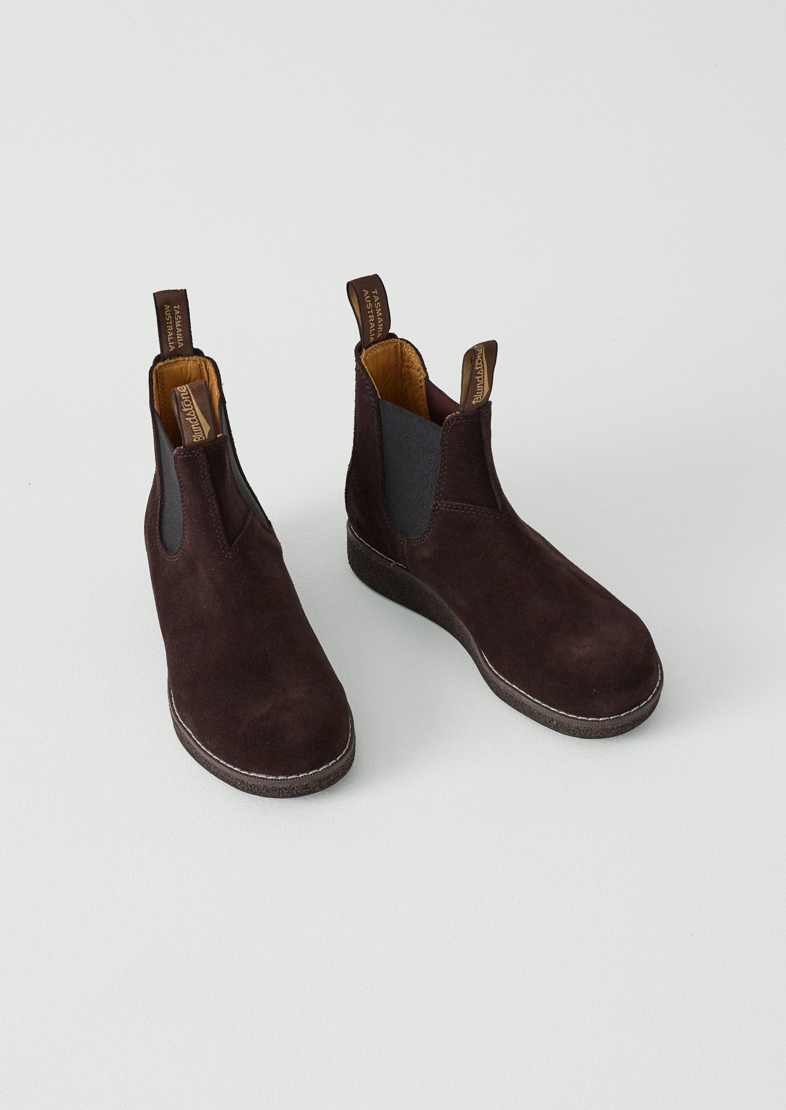 Blundstone Cork Suede Boots | Dark Brown | TOAST