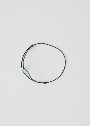 Helena Rohner Silver Bead Bracelet | Navy/Silver | TOAST