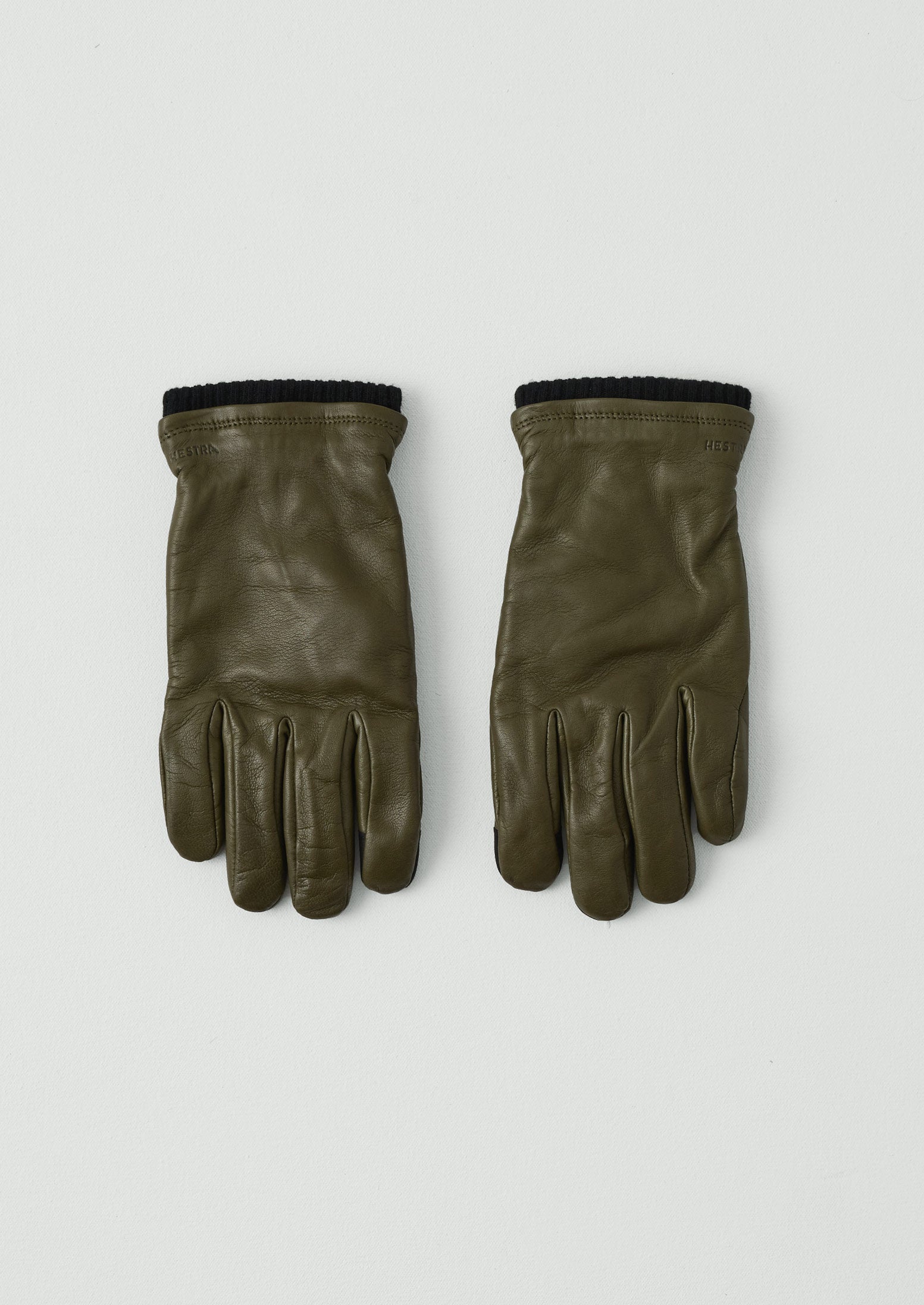 Hestra John Leather Gloves | Loden | TOAST
