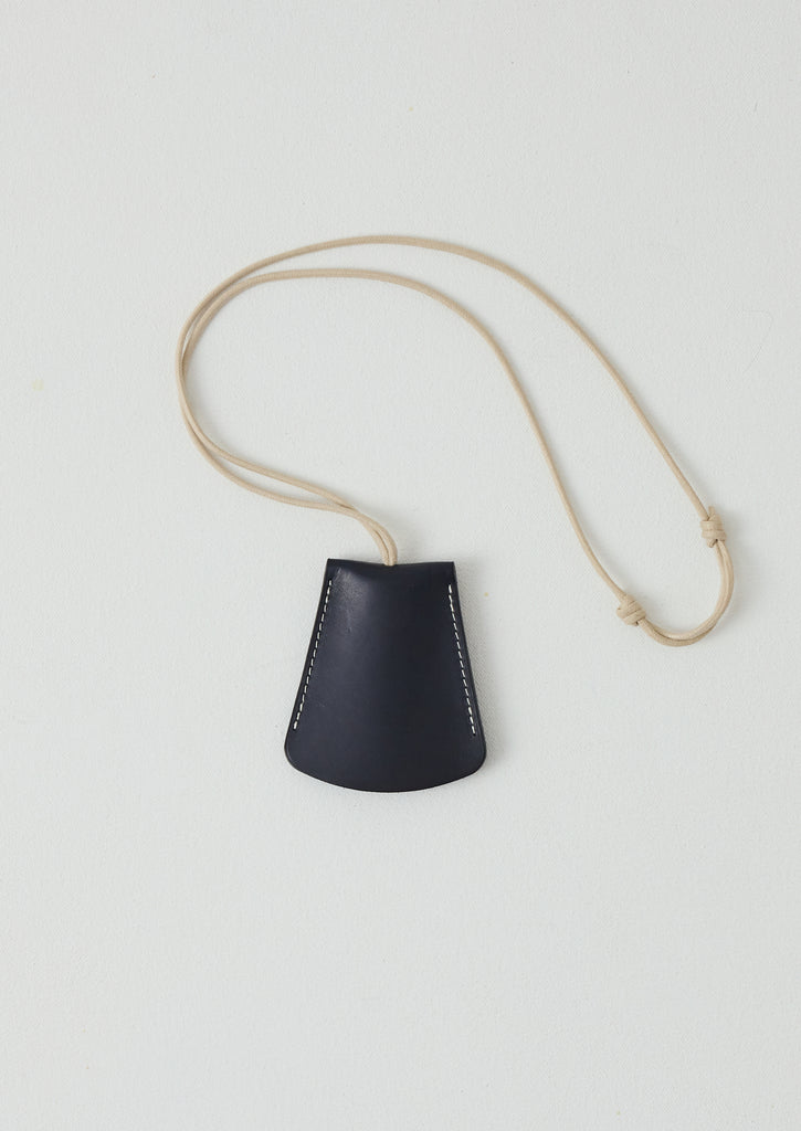 Laperruque Leather Bell Key Holder | Navy | TOAST