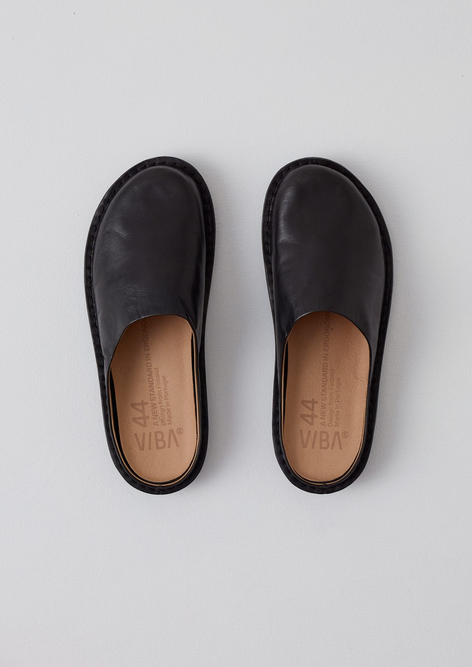 Vibae Mules | Black | TOAST