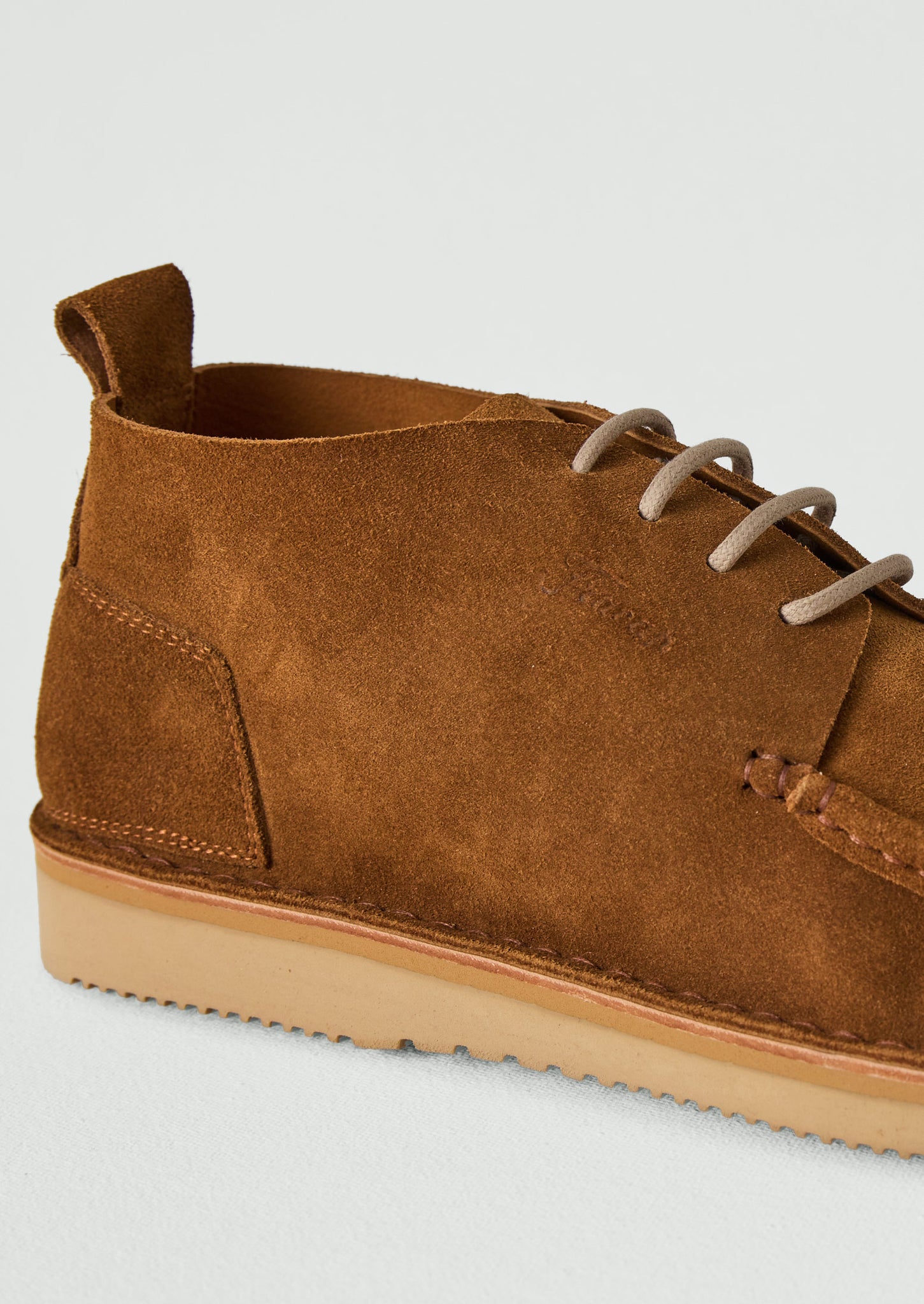 Fracap Suede Camp Shoes | Tabacco | TOAST