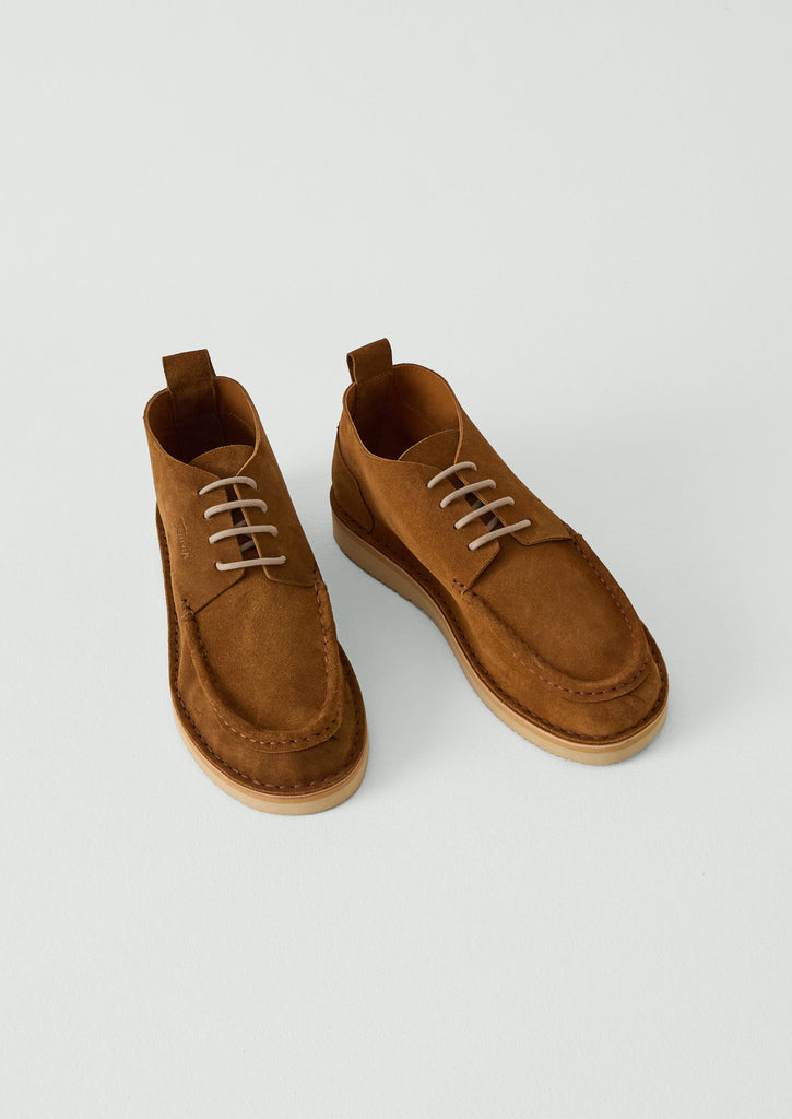 Fracap Suede Camp Shoes | Tabacco | TOAST