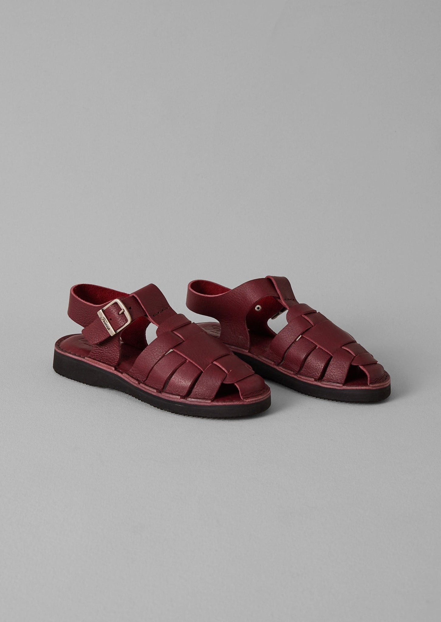 Fracap Ola Sandals | Bordeaux | TOAST