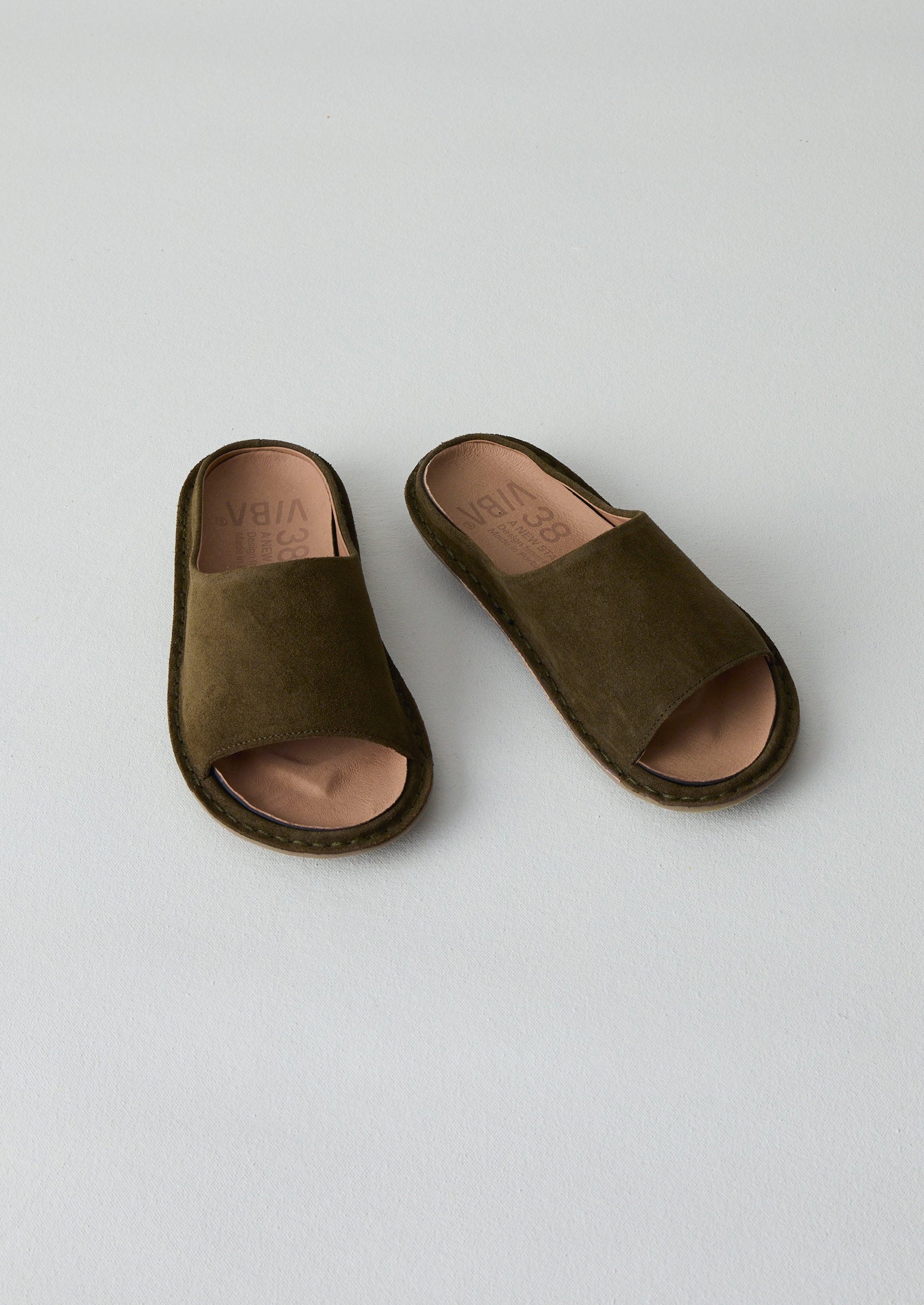 Vibae Open Toe Sandals | Olive | TOAST
