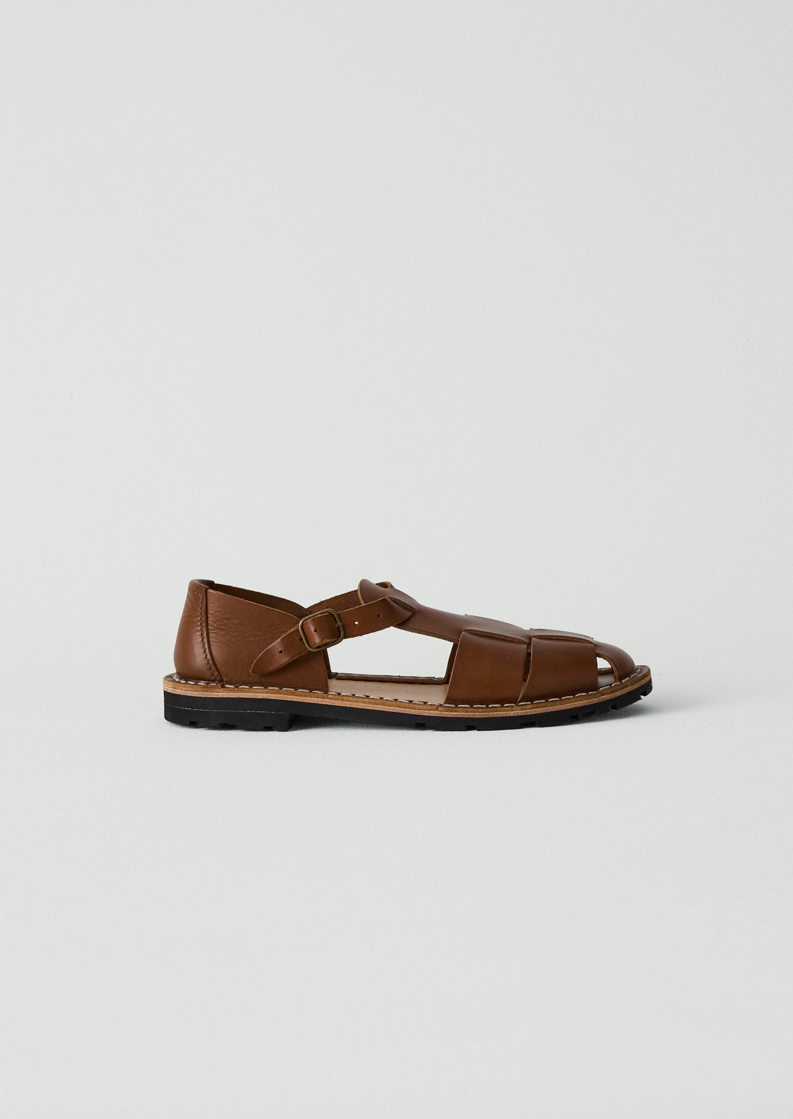 Steve Mono Maypole Sandals | Chocolate | TOAST