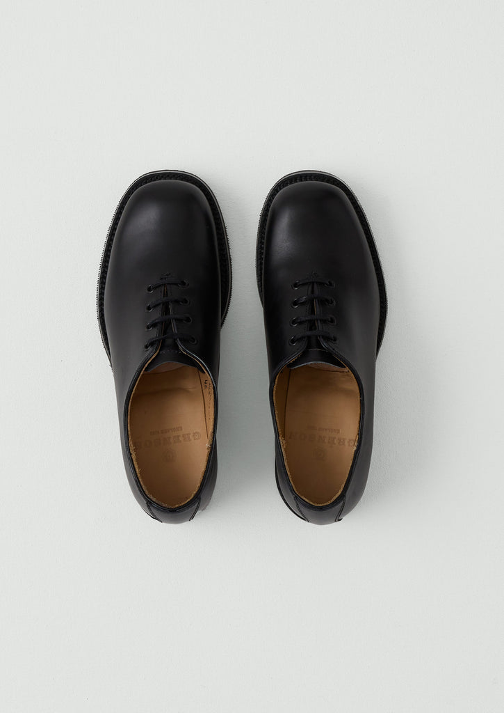 Grenson Oxford Leather Shoes | Black | TOAST