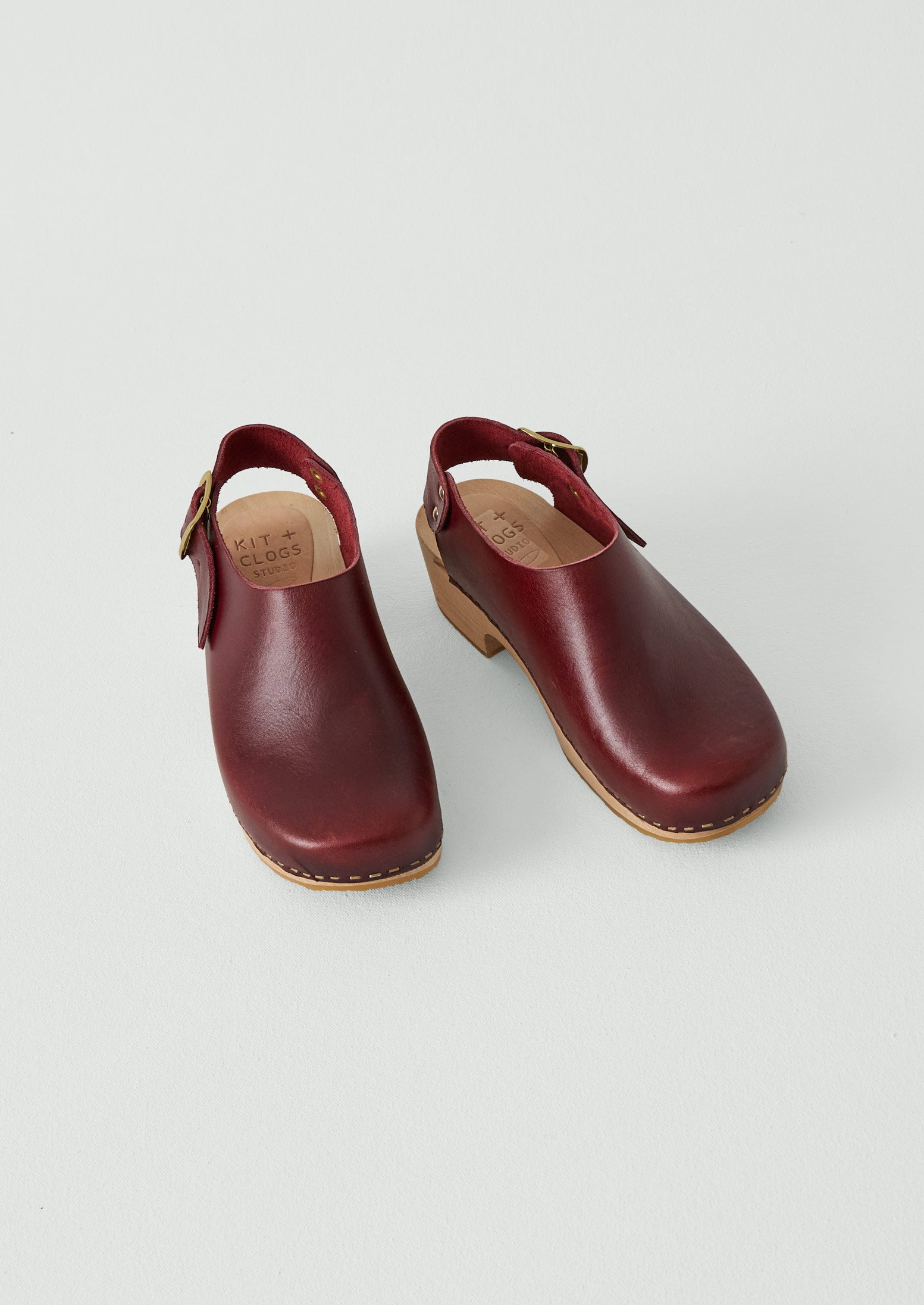 Kit and Clogs Studio Chef Clogs | Chestnut Red | TOAST