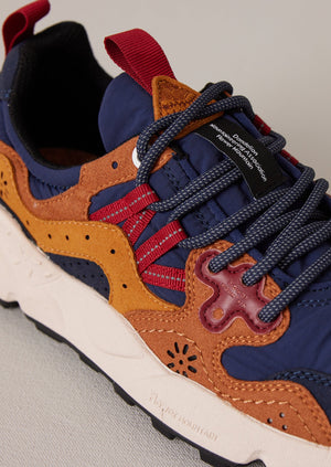 Flower Mountain Yamano Kaiso Trainers | Indigo/Ginger | TOAST