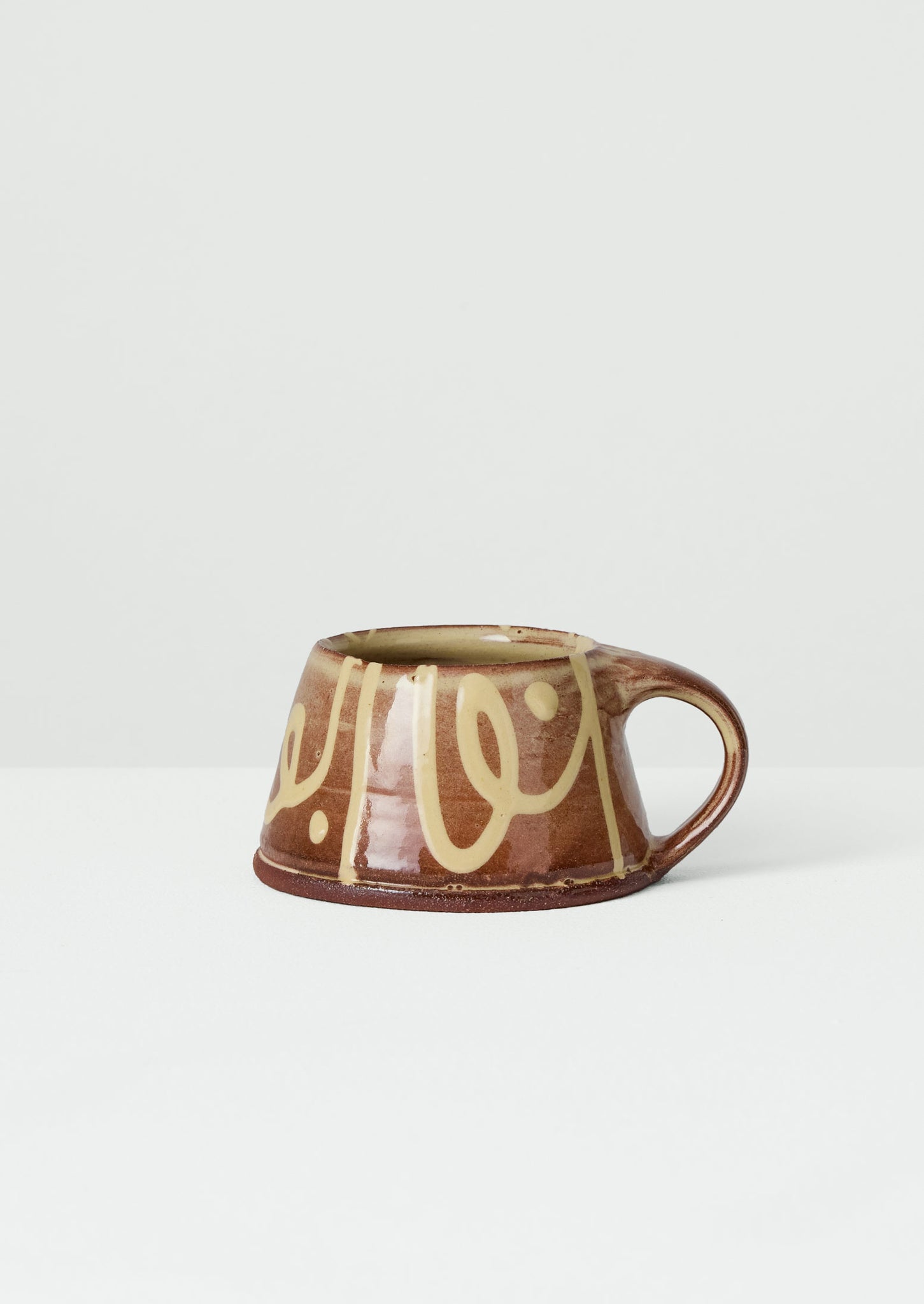 Mollie Milton Slipware Mug | Terracotta/Cream | TOAST