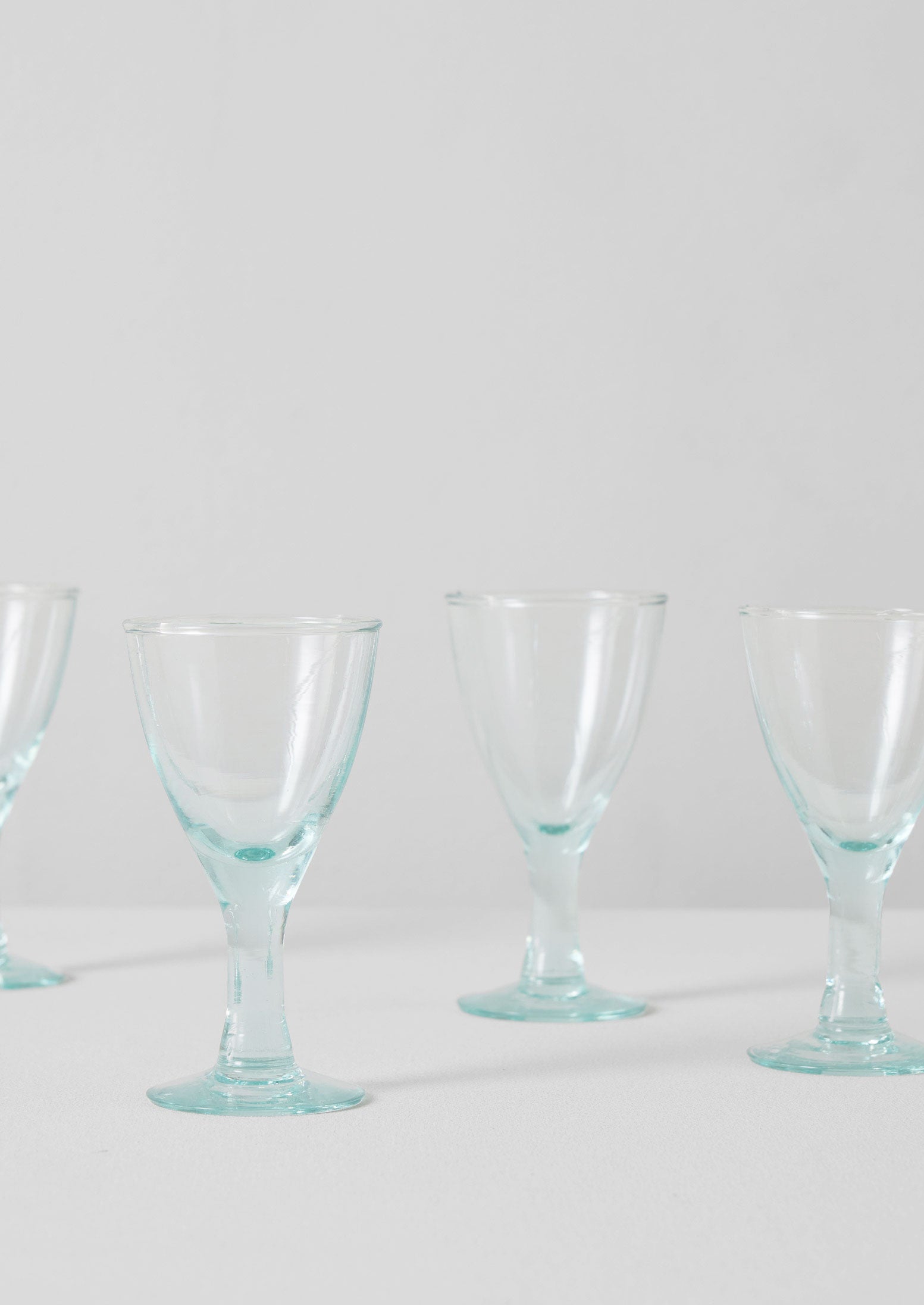 Recycled Bolivian Wine Glasses Set | Clear | TOAST