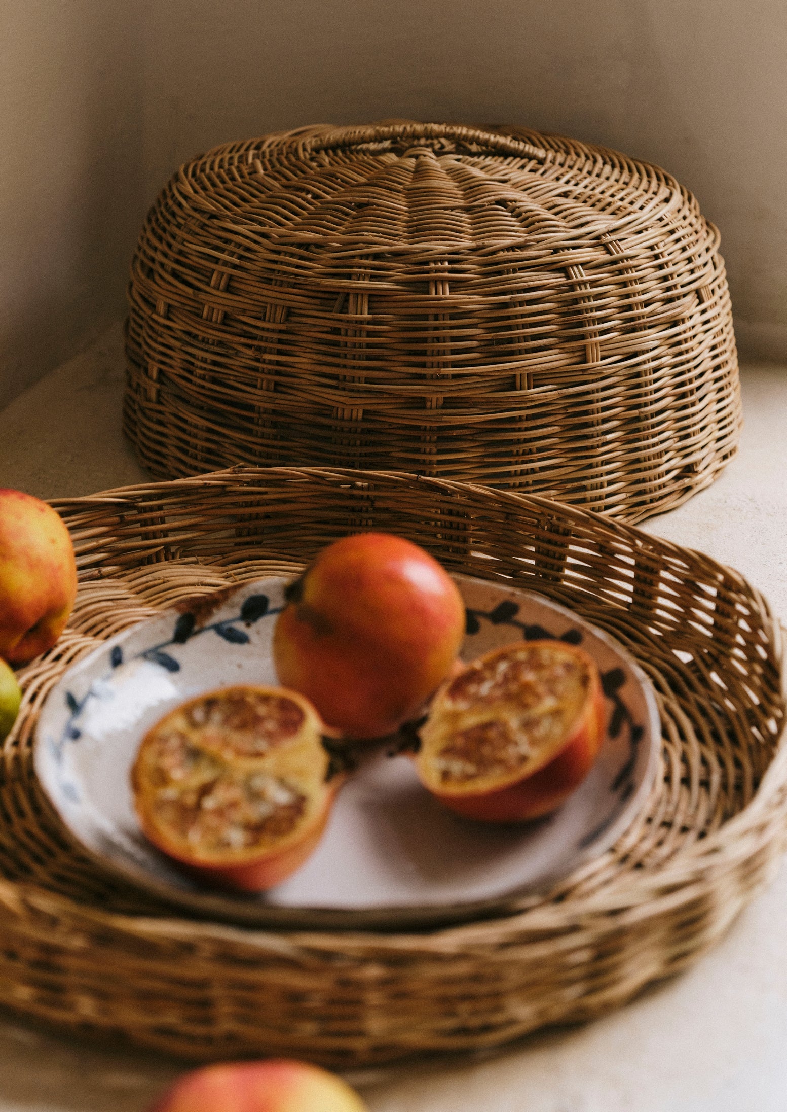 Hand Woven Wicker Food Cover | Natural | TOAST