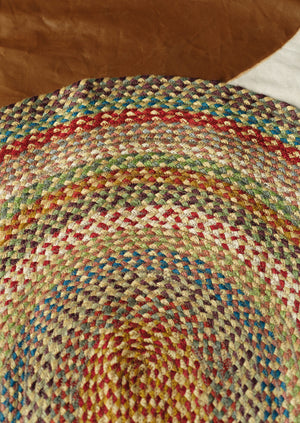 The Braided Rug Company Organic Jute Rug | Multi | TOAST