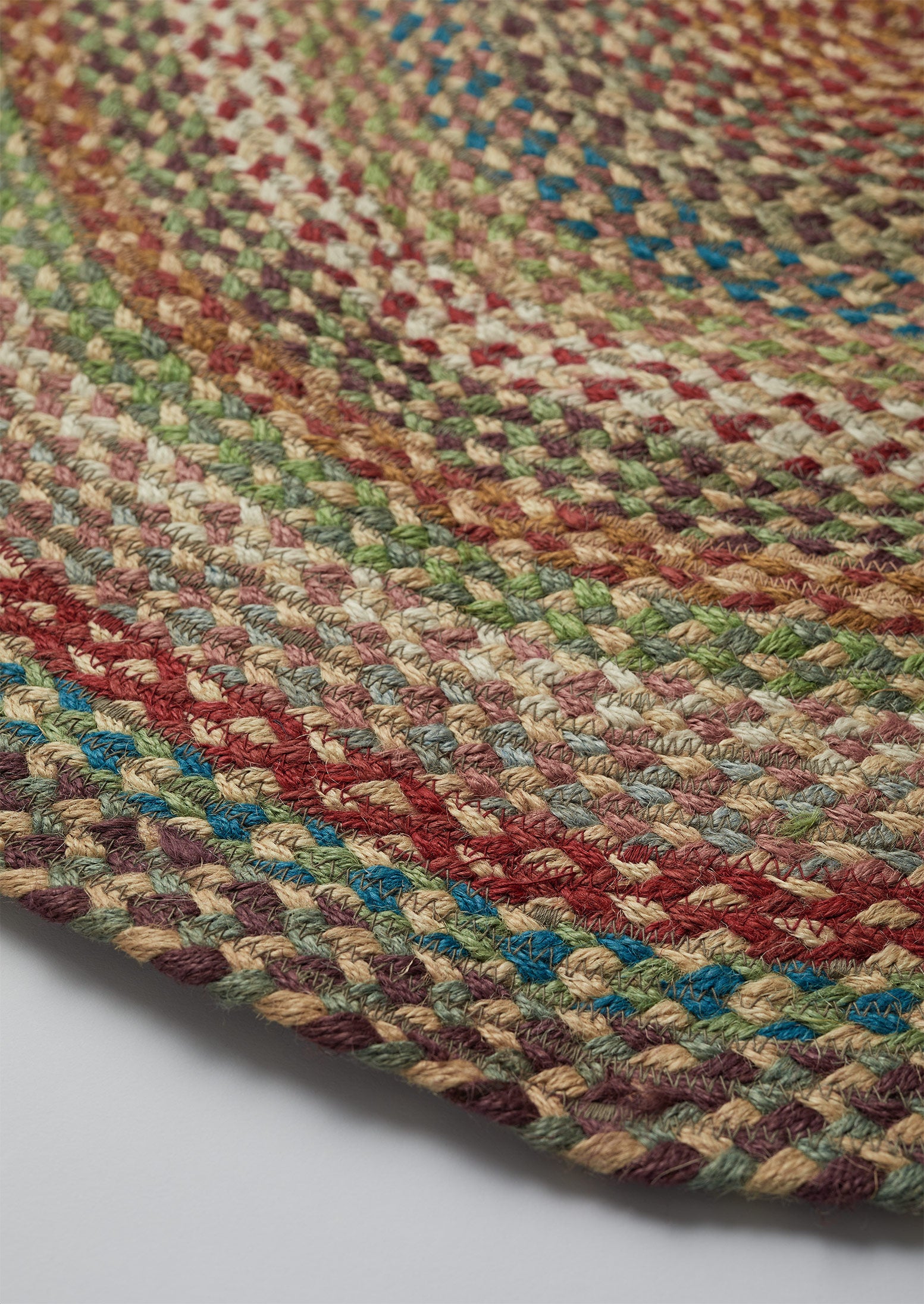 The Braided Rug Company Organic Jute Rug | Multi | TOAST