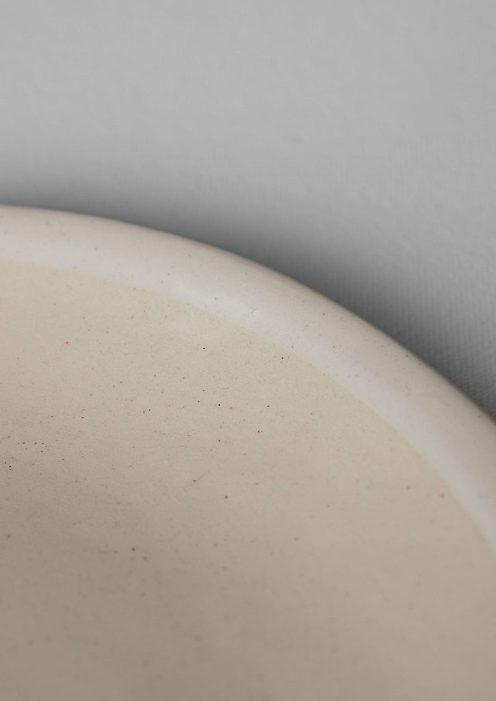 Wonki Ware White Wash Side Plate | Natural/White | TOAST