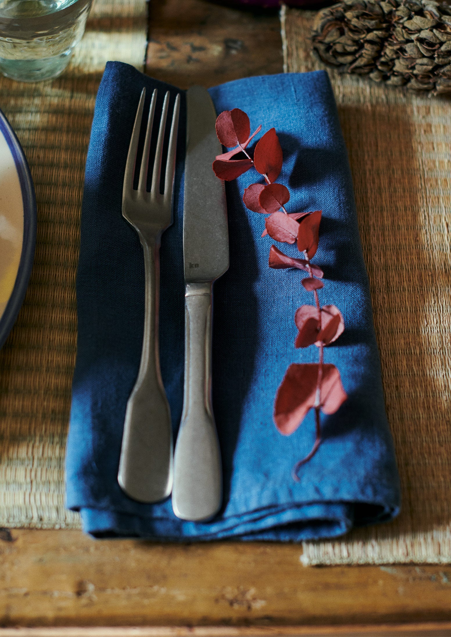 Washed Linen Napkin | River | TOAST