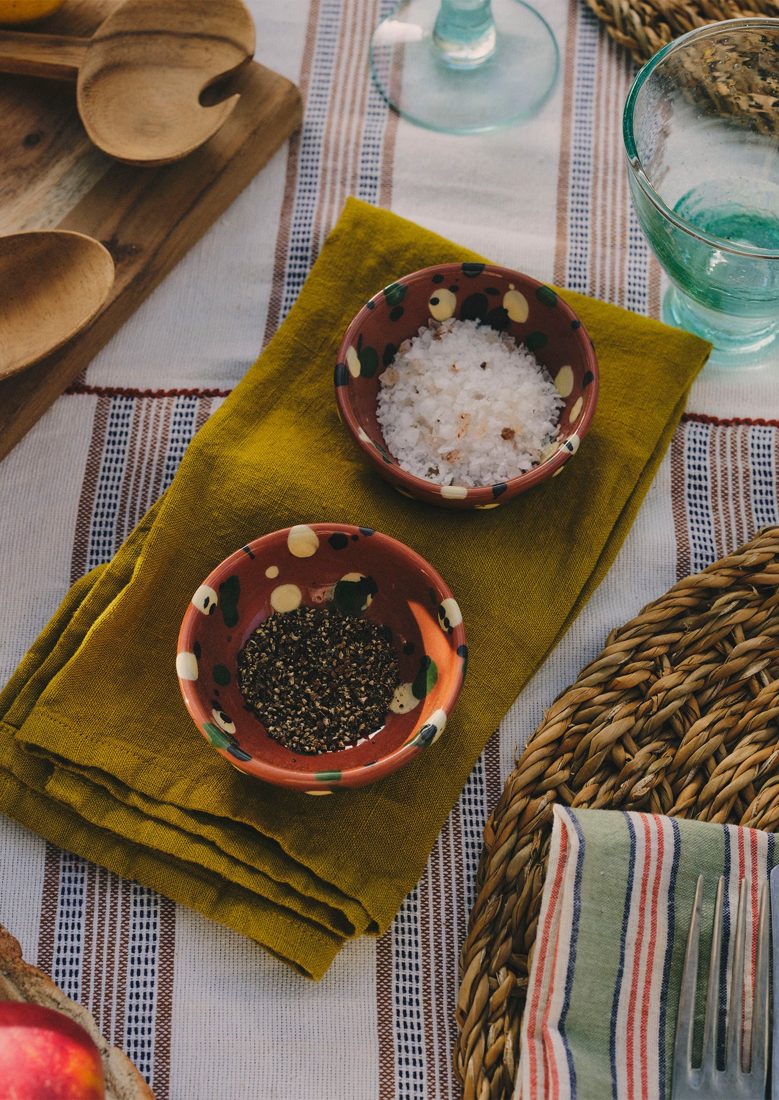 Washed Linen Napkin | Ochre | TOAST