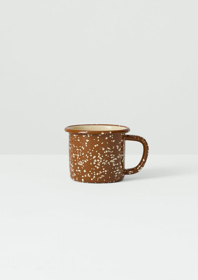 Splatter Enamel Platter | Olive/Ecru | TOAST