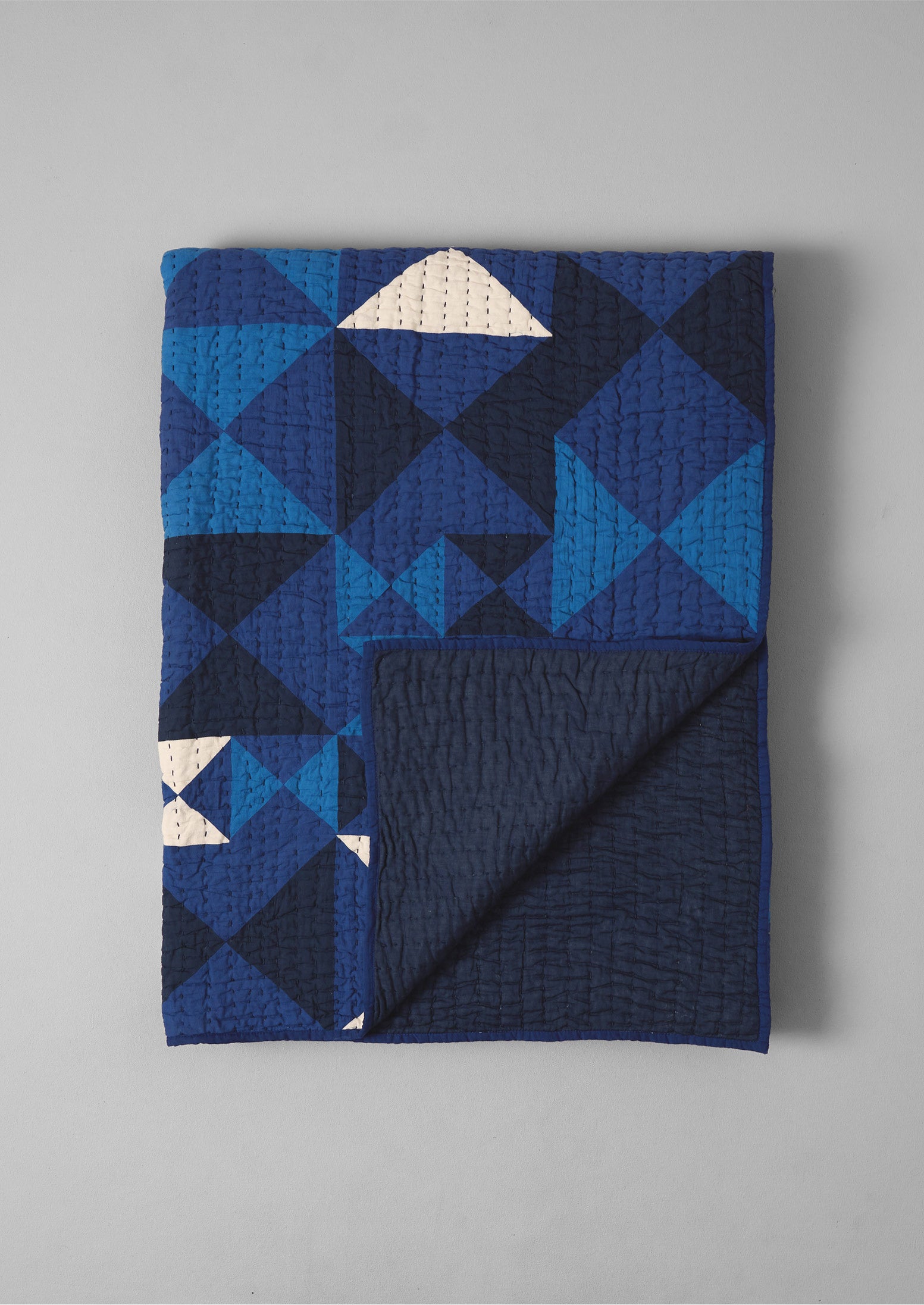 Kite Patchwork Quilt | Blue Multi | TOAST