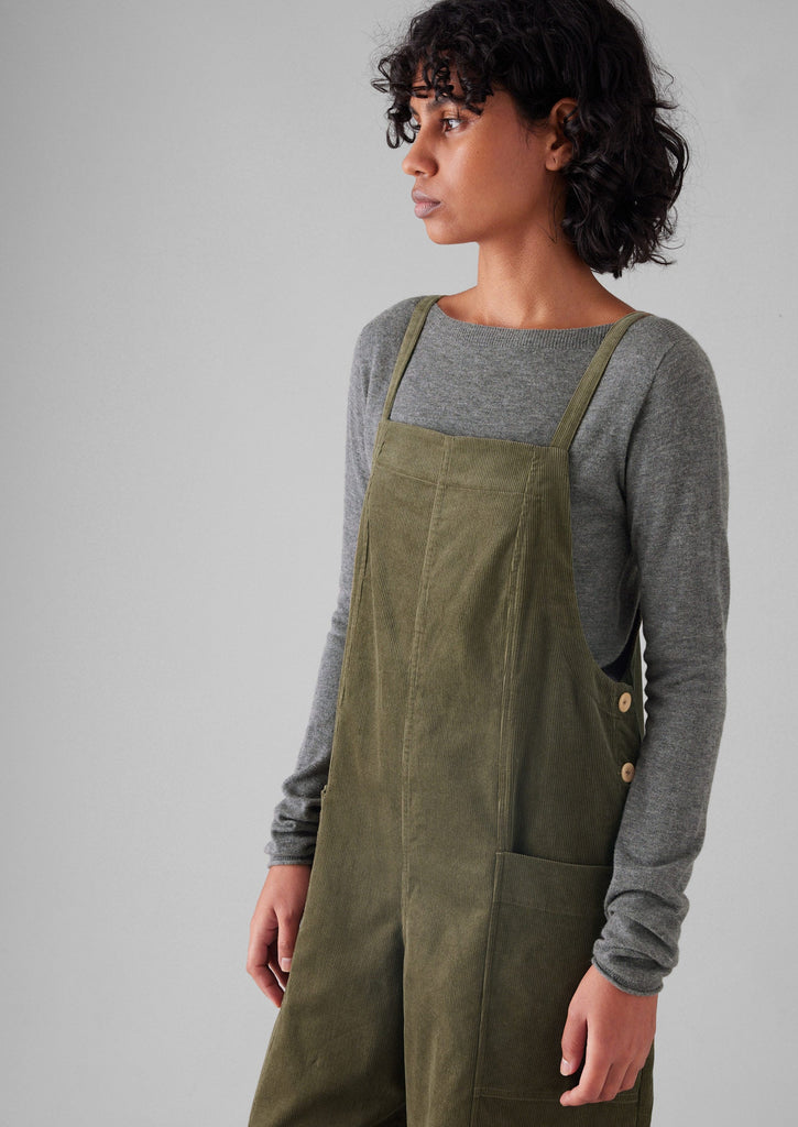 Organic Cord Pocket Jumpsuit | Pear | TOAST