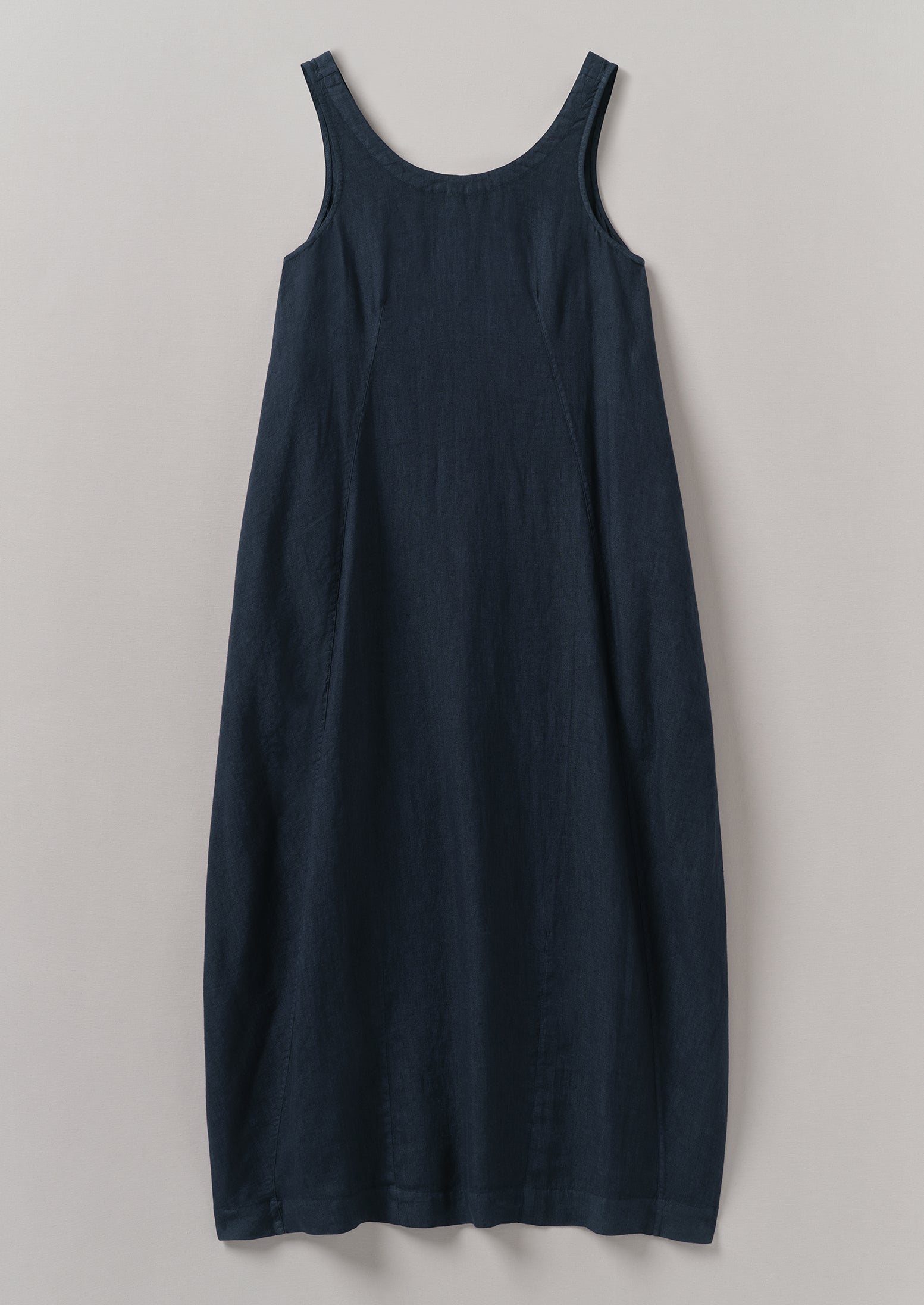 Garment Dyed Linen Easy Dress | Midnight | TOAST