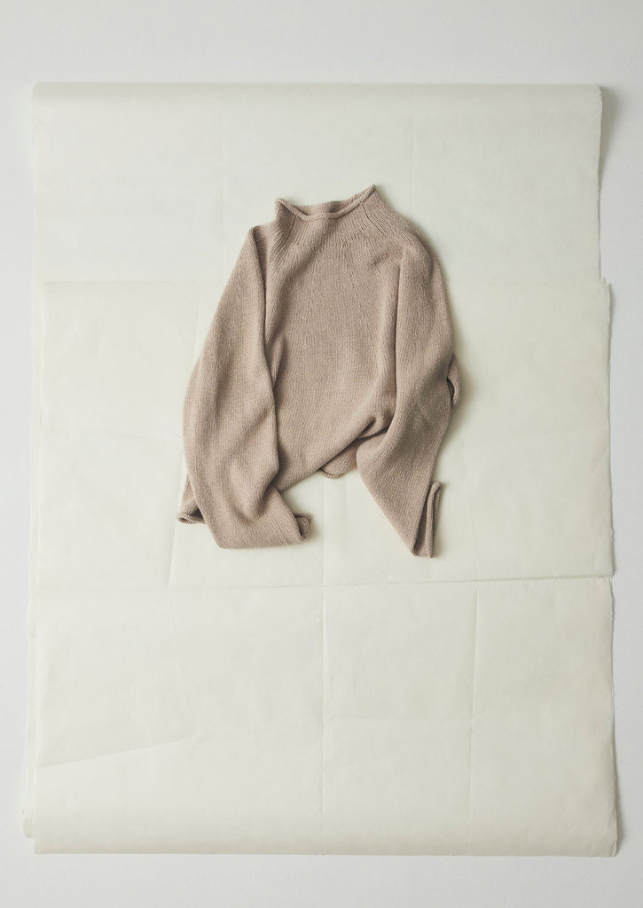 Organic Cotton Linen Easy Sweater | Parchment | TOAST