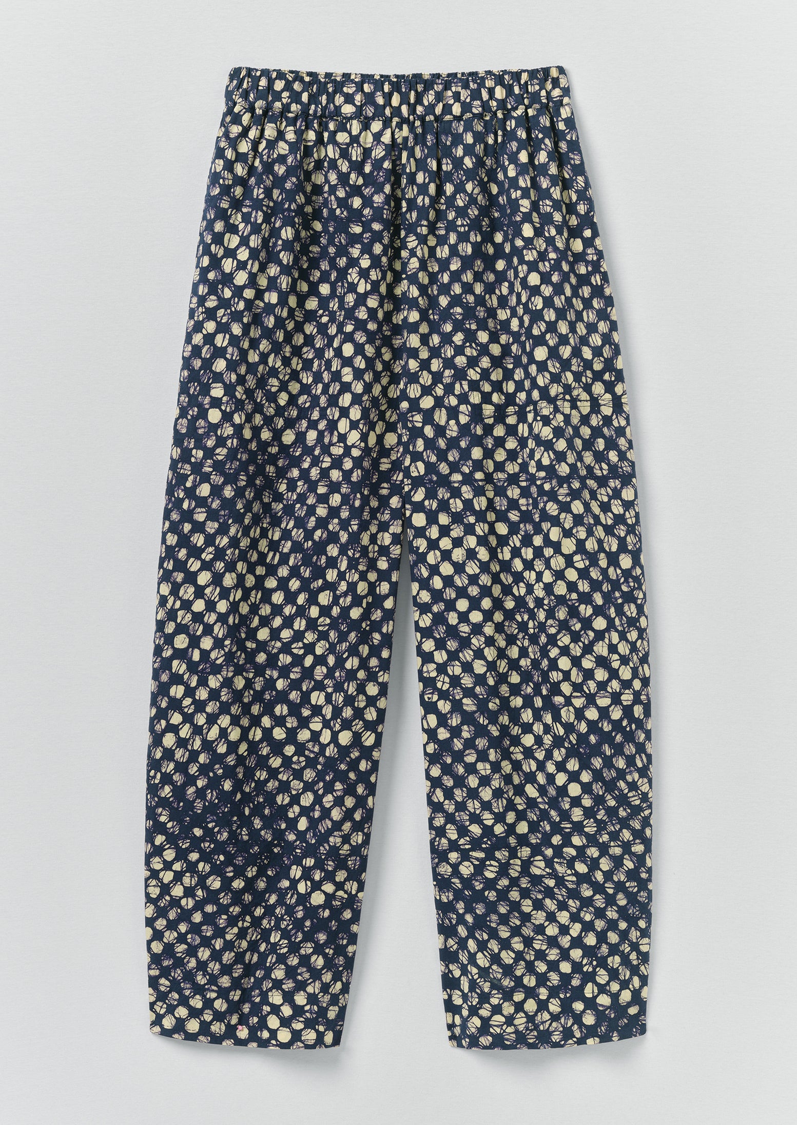 Batik Cook Check Trousers | Provencal Blue | TOAST