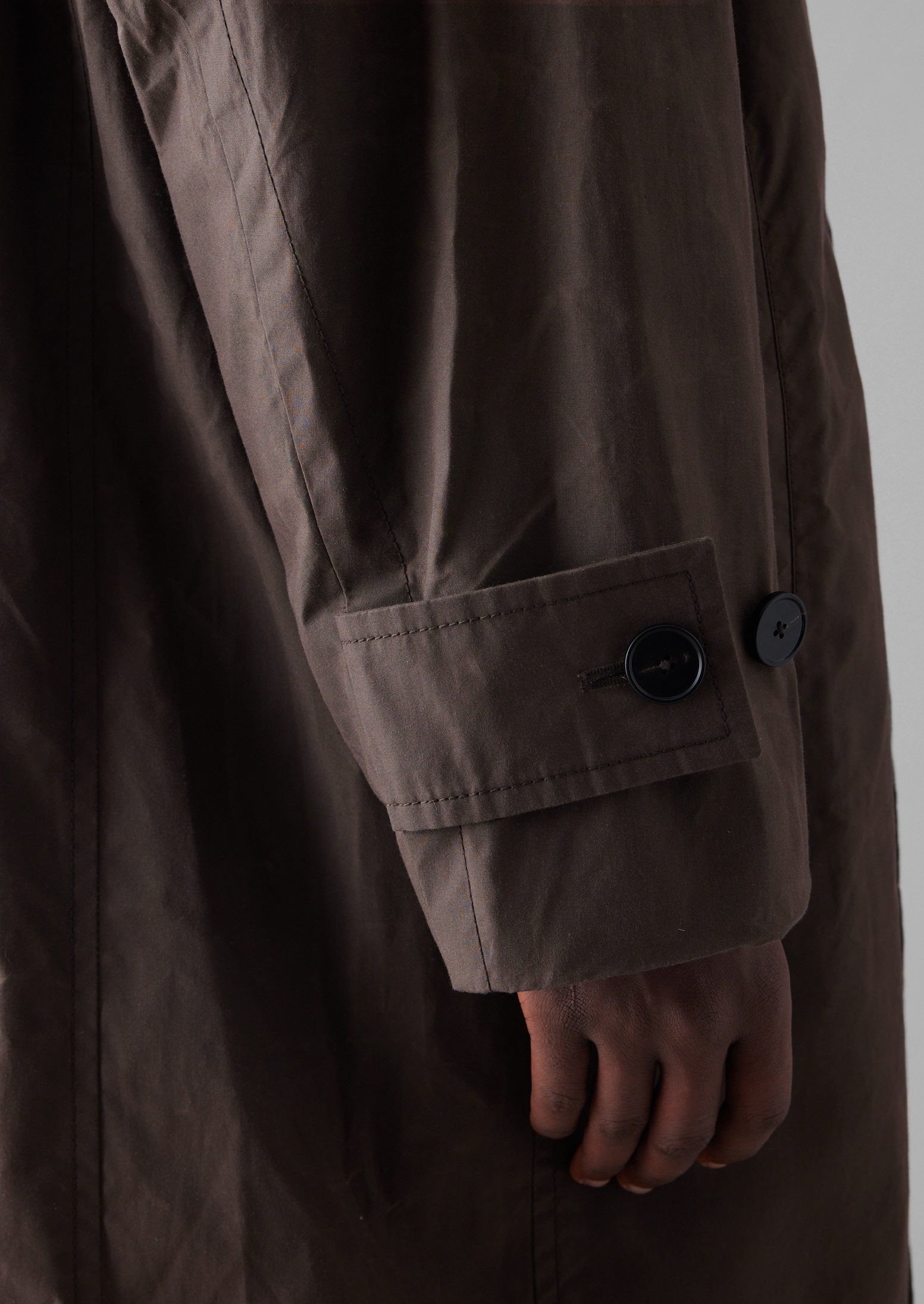 Waxed Cotton Trench Coat | Rye | TOAST
