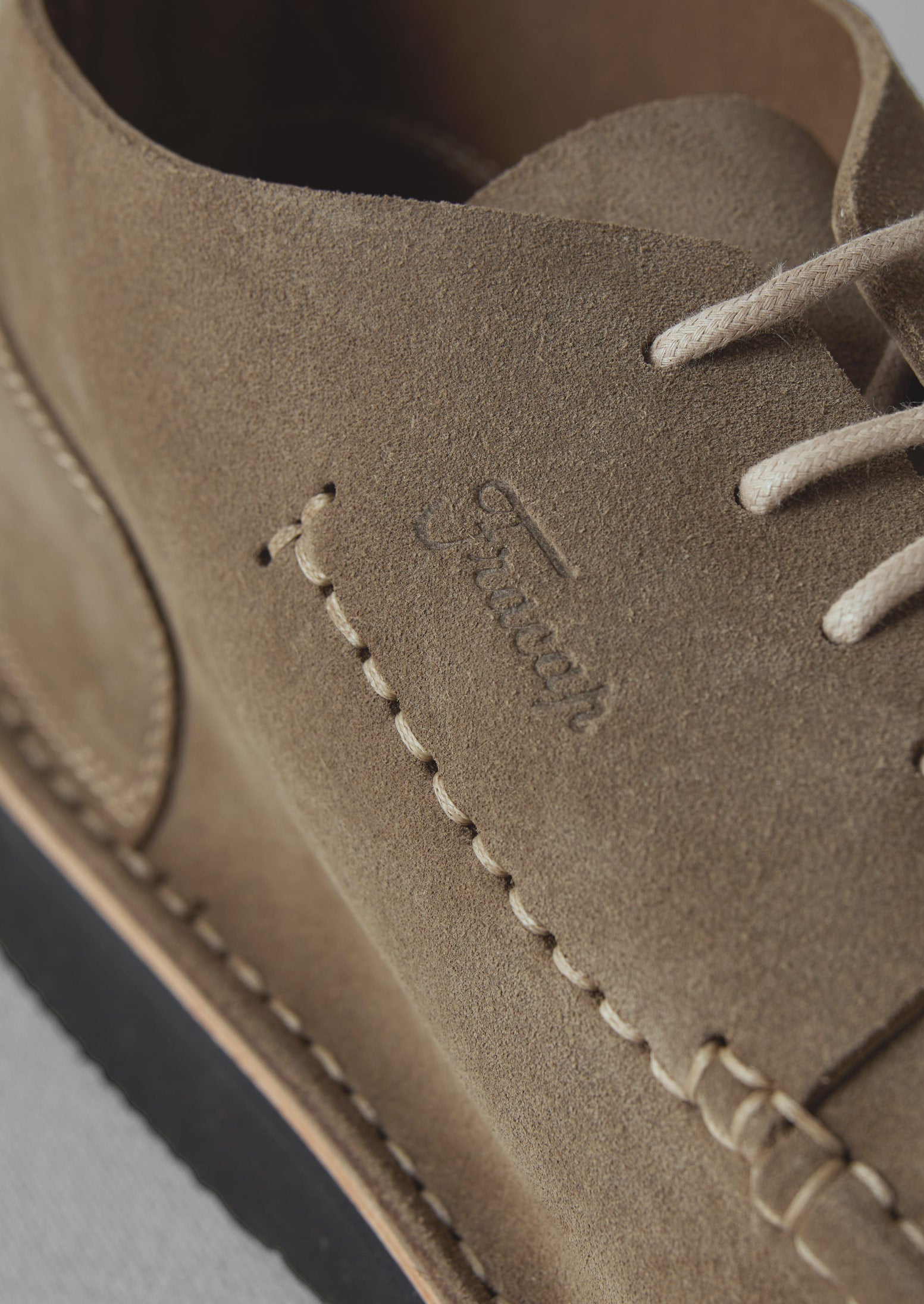 Fracap Suede Camp Shoes | Grey | TOAST