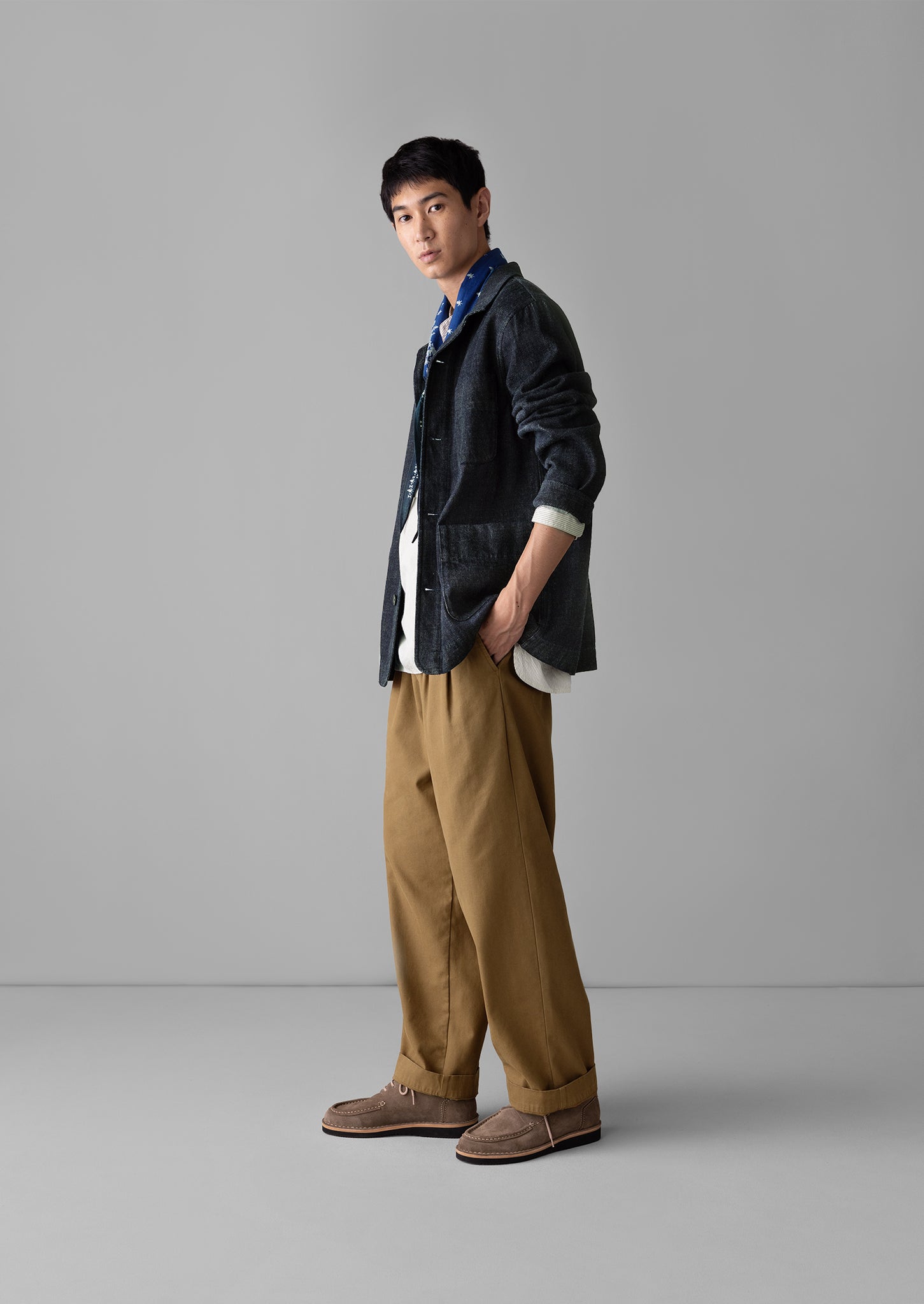 Monty Japanese Denim Jacket | Indigo | TOAST