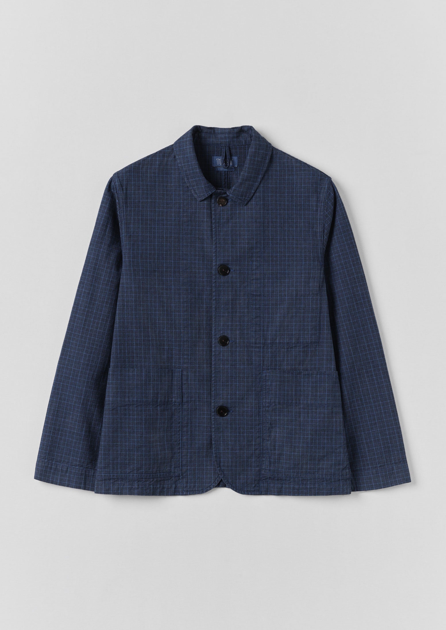 Unstructured Overdyed Chore Jacket | Delft | TOAST