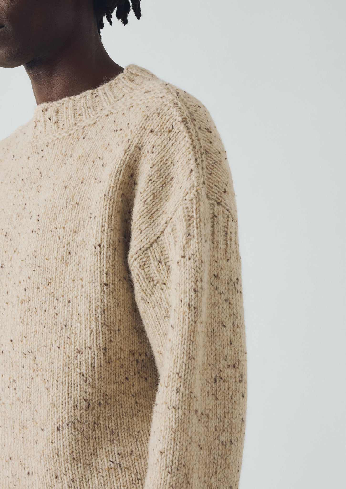 Finn Donegal Wool Sweater | Oatmeal | TOAST