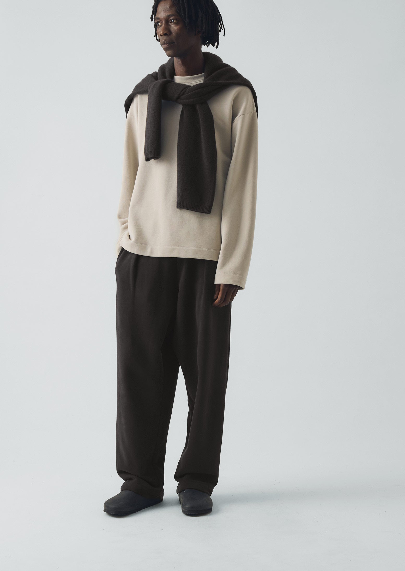 Loopback Jersey Sweatshirt | Oat Grey | TOAST