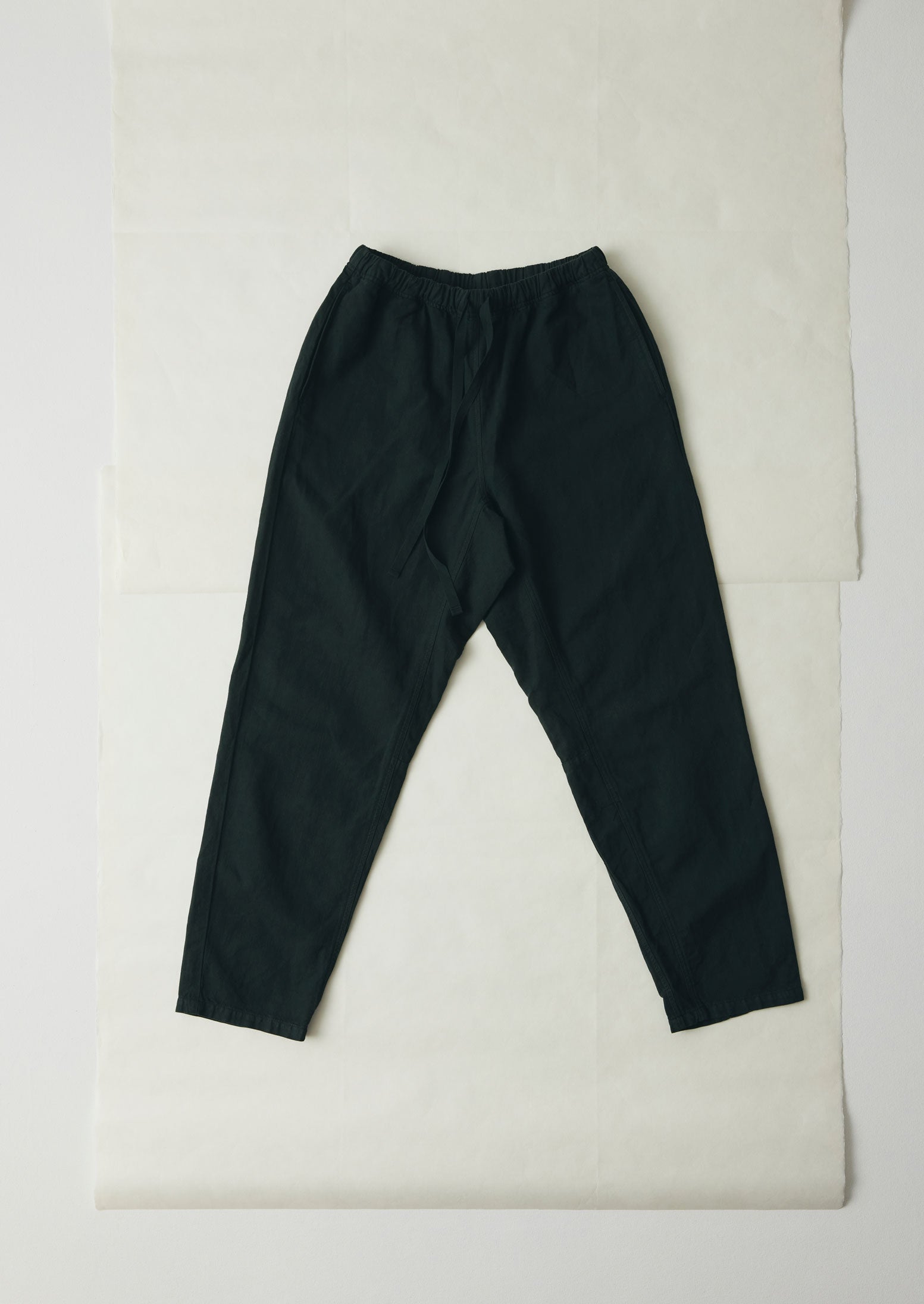Alfie Garment Dyed Herringbone Trousers | Washed Black | TOAST