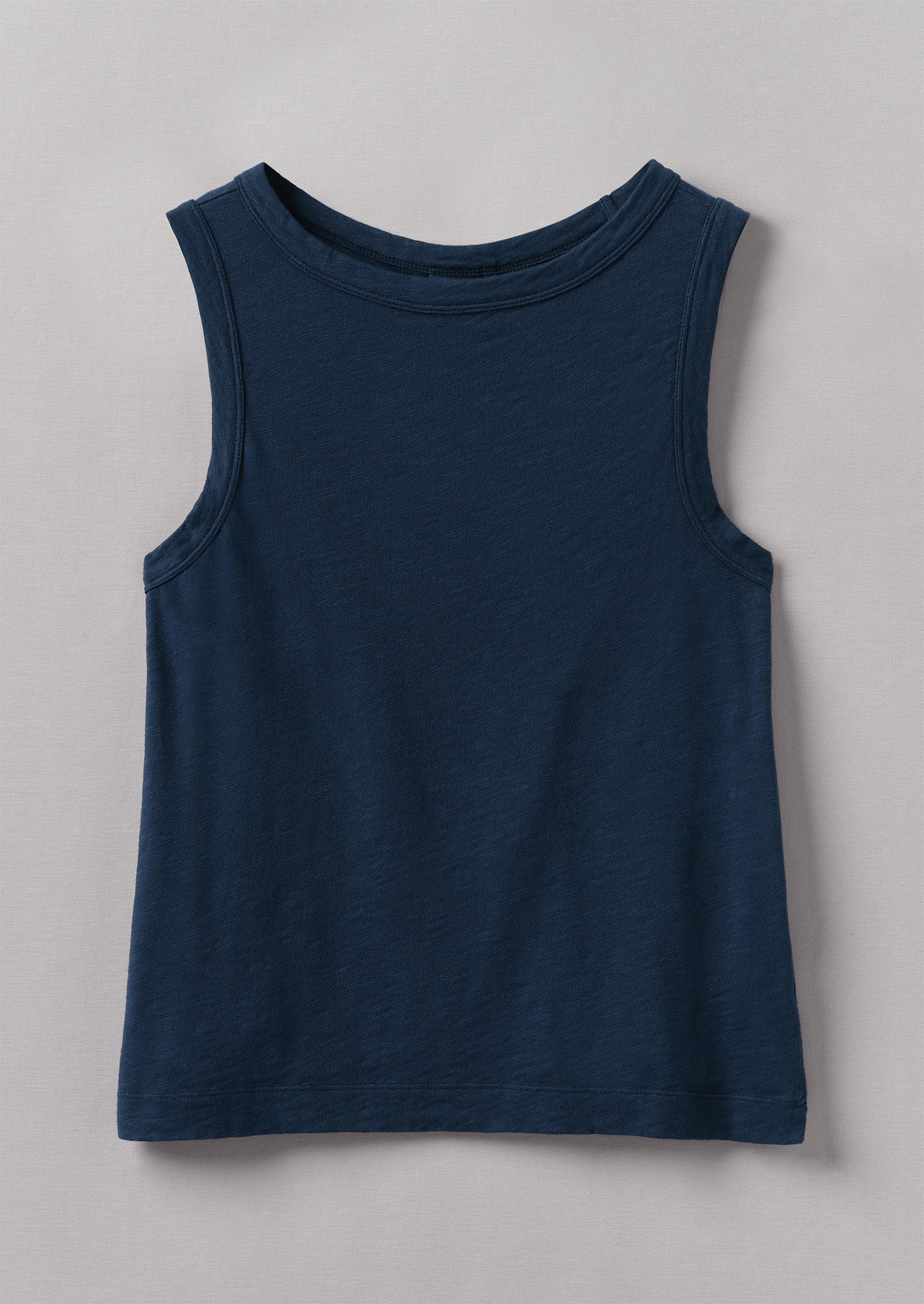 Garment Dyed Organic Cotton Tank Top | Duffle Blue | TOAST
