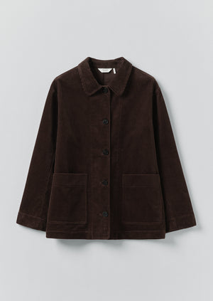 Patch Pocket Organic Cord Jacket | Java | TOAST