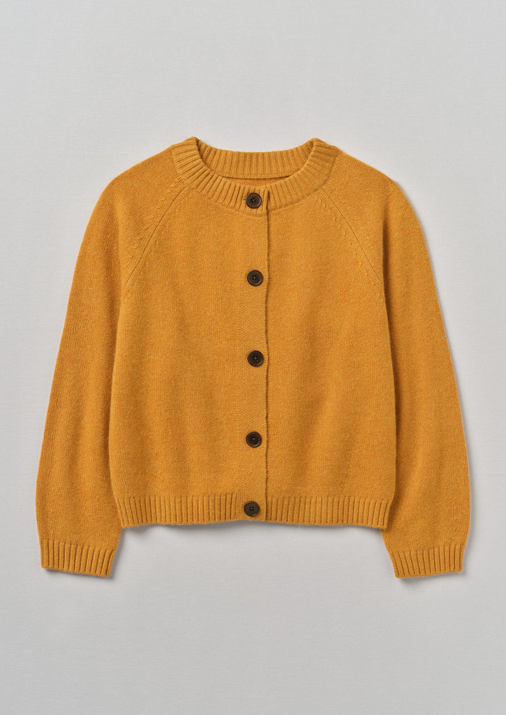 Eden Wool Cashmere Raglan Cardigan | Ginger Melange | TOAST