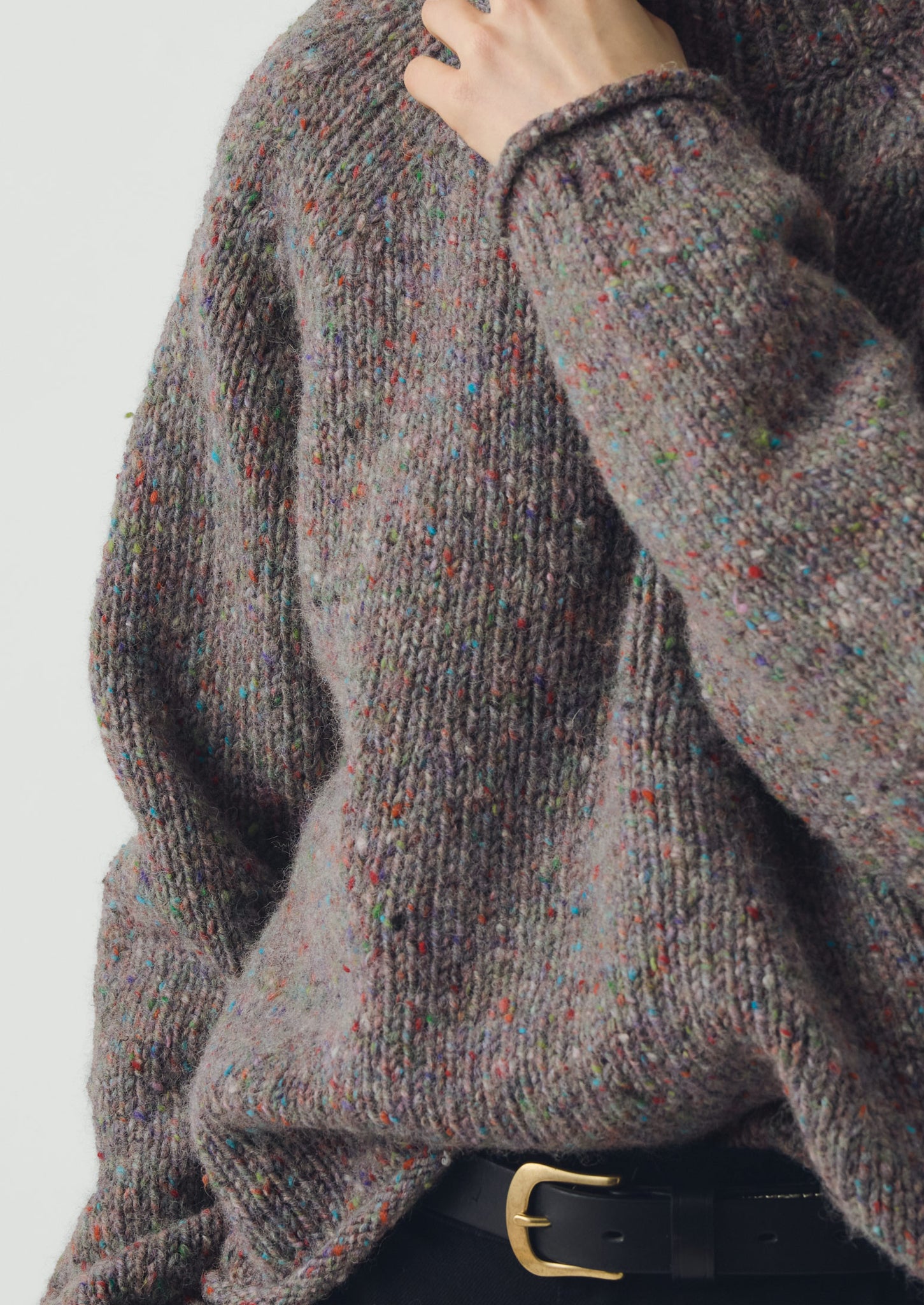 Orla Donegal Wool Sweater | Fossil | TOAST