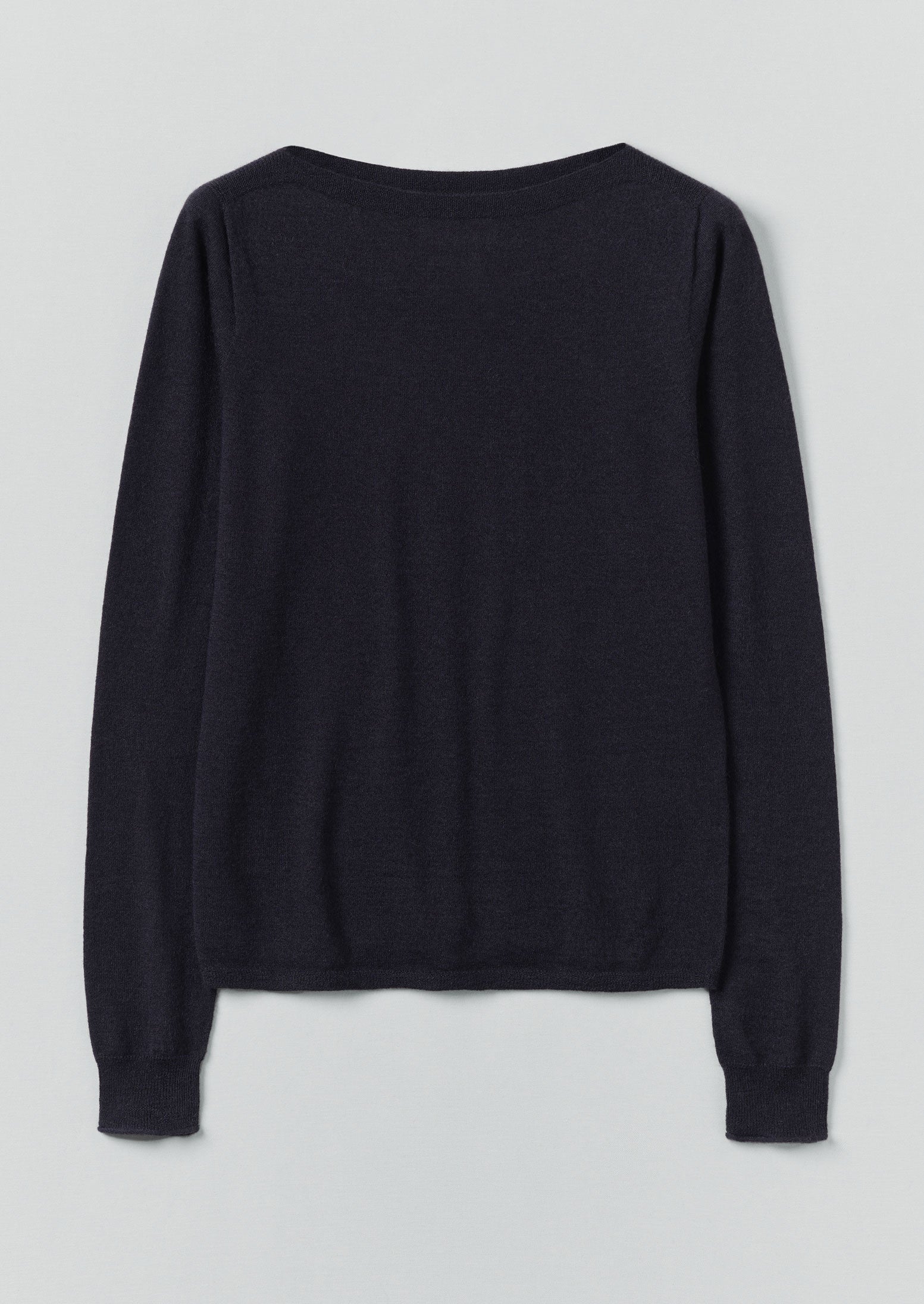 Fine Wool Cashmere Sweater | Dark Navy | TOAST