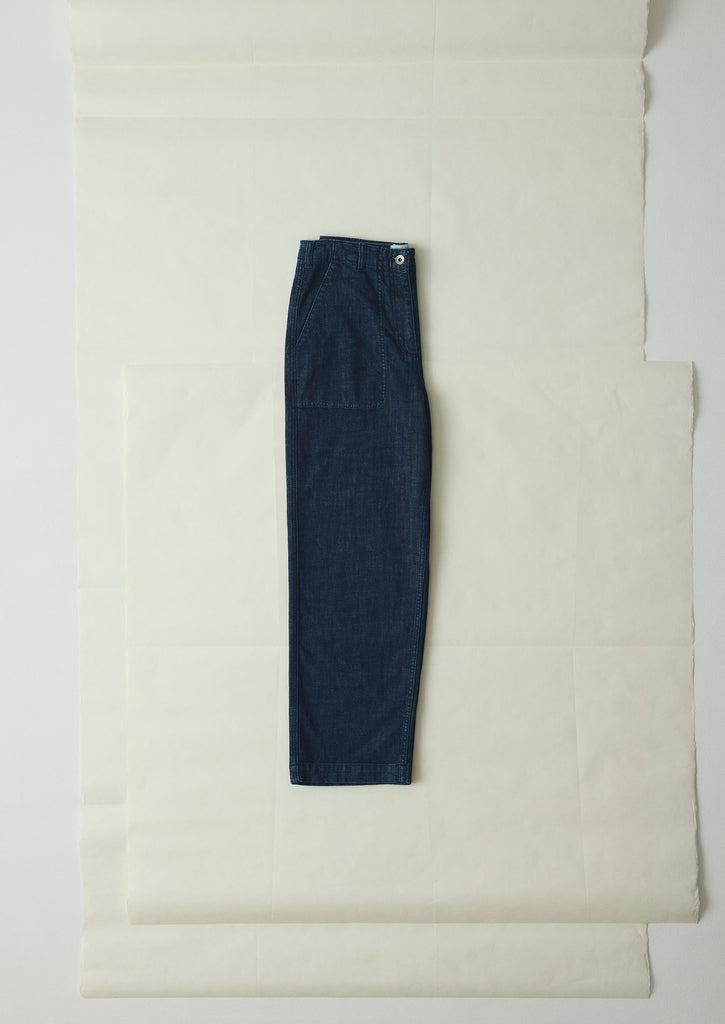 Ashley Organic Cropped Jeans | Indigo | TOAST