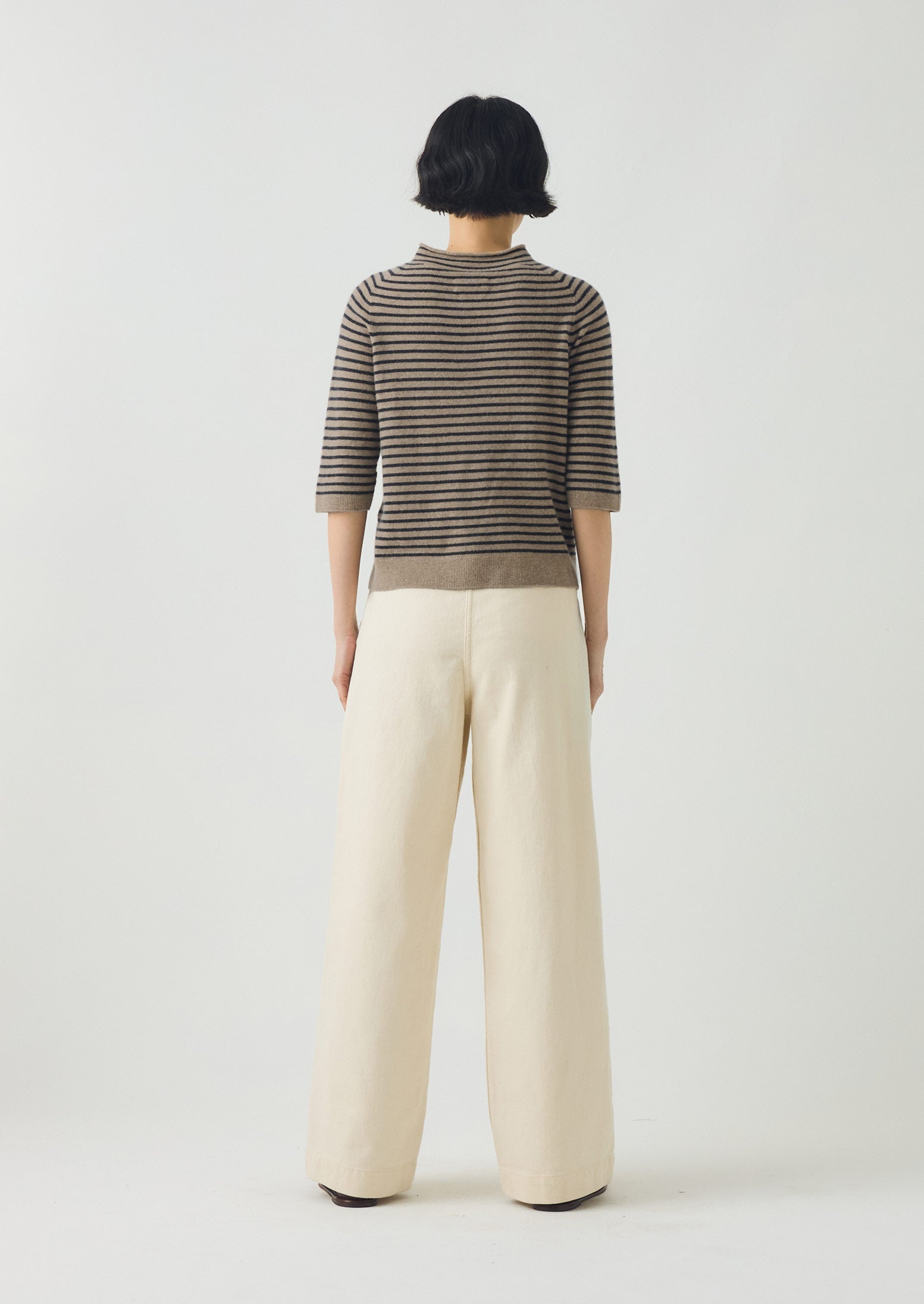 Annie Organic Denim Full Length Jeans | Ecru | TOAST