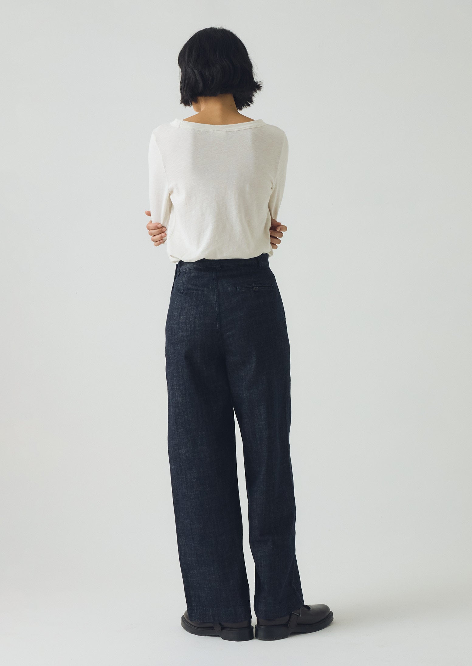 Annie Organic Denim Full Length Jeans | Indigo | TOAST