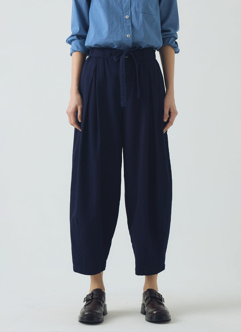 Bronwen Indigo Twill Trousers | Indigo | TOAST